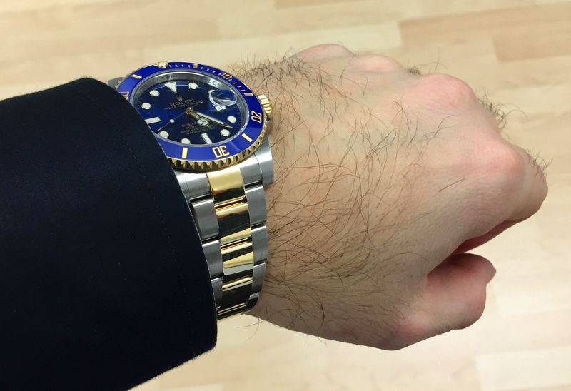 Rolex Submariner Wristshot Bilder am Handgelenk / Arm | Wristshots.de